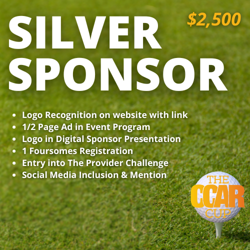 Golf Tournament Silver Sponsor - CCAR